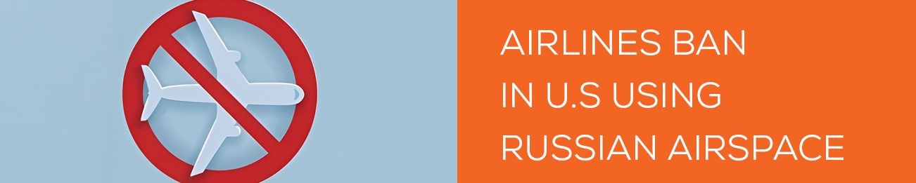 Airlines ban in US using Russian airspace - SLA